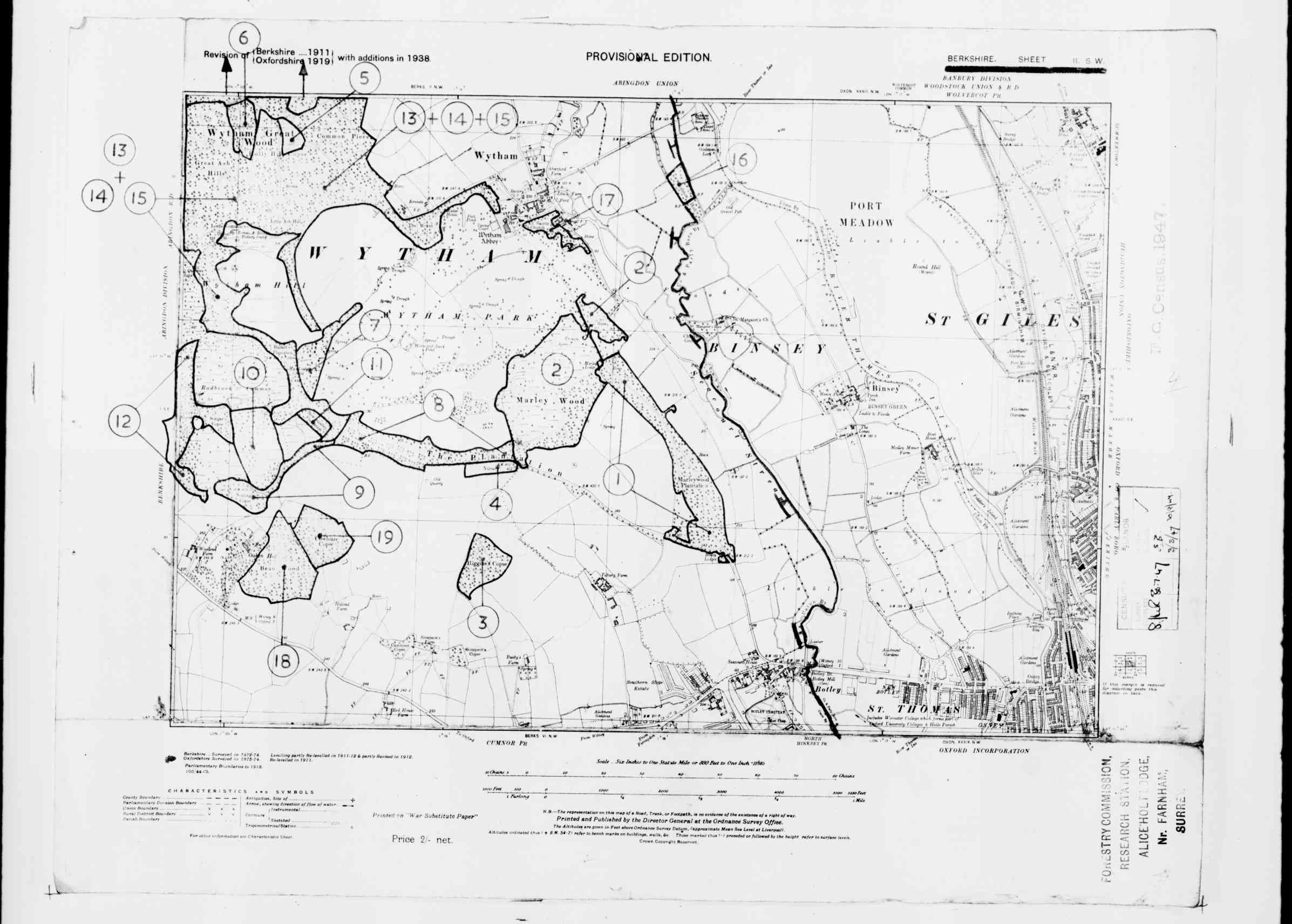 Detailed Old Map of berkshire Ordnance Survey (OS) Map Sheet 2 SW ...