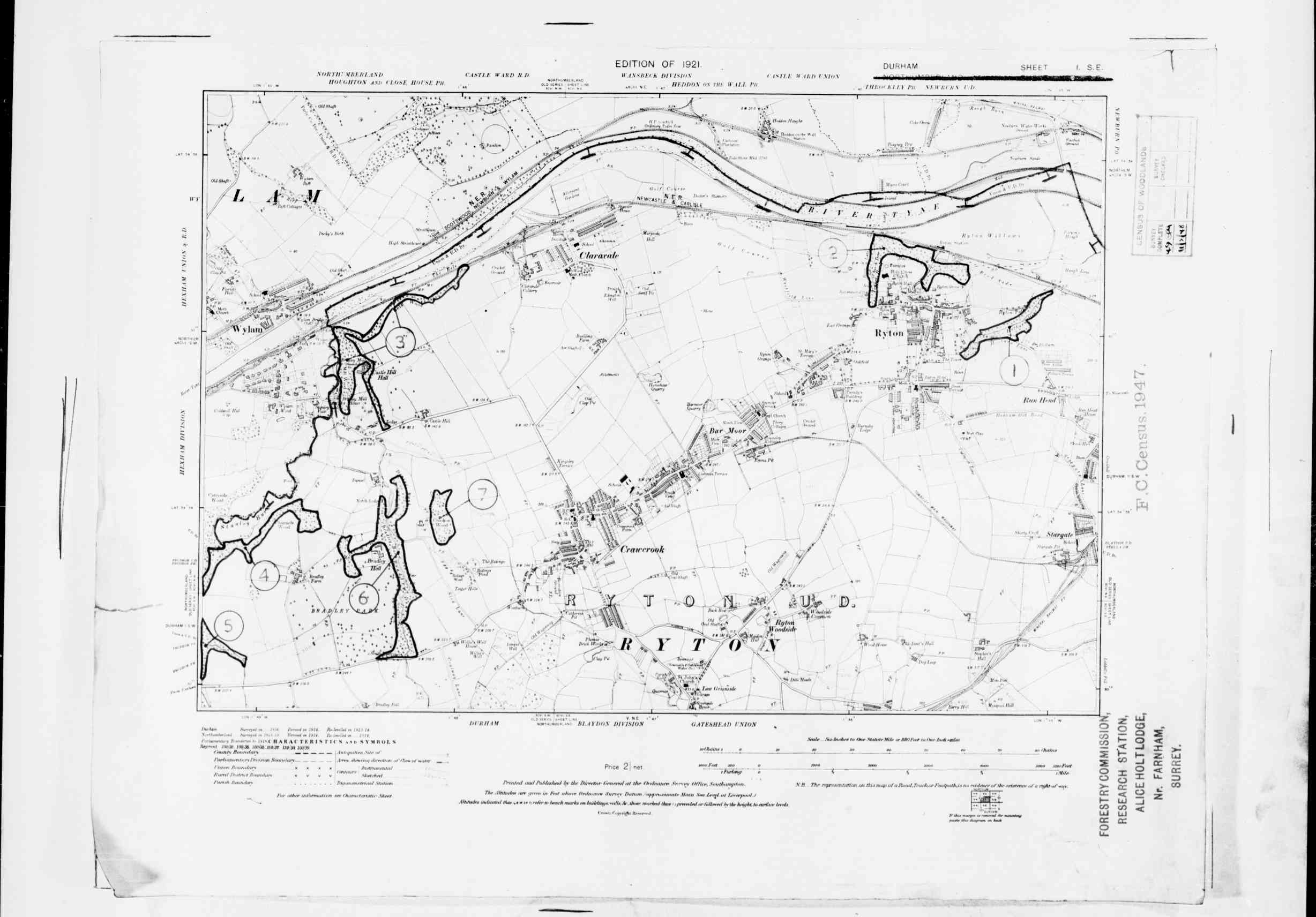Detailed Old Map Of Durham Ordnance Survey OS Map Sheet 1 SE Sheet I detailed-old-map-of-durham-ordnance-survey-os-map-sheet-1-se-sheet-i