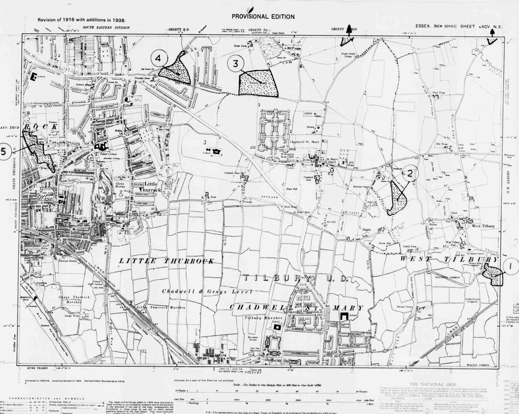 Detailed Old Map of essex Ordnance Survey (OS) Map Sheet (Sheet ) 6 ...