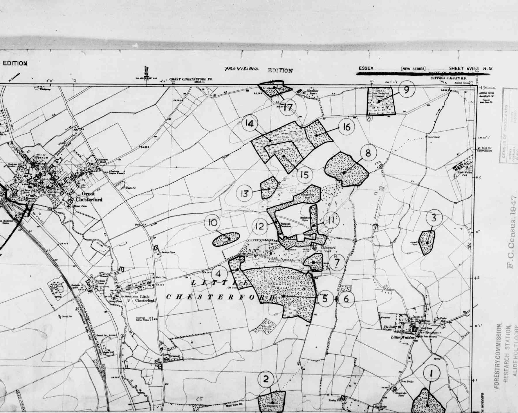 Detailed Old Map of essex Ordnance Survey (OS) Map Sheet 7 NE (Sheet ...