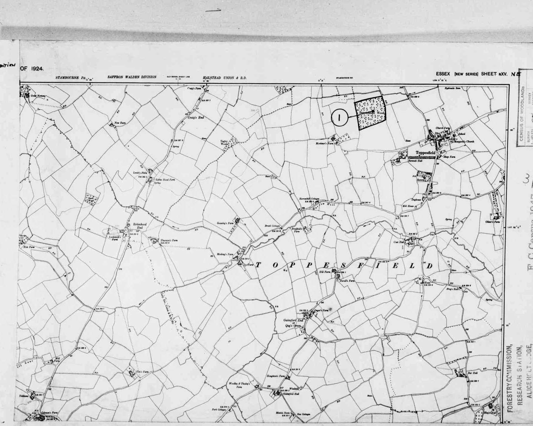 Detailed Old Map of essex Ordnance Survey (OS) Map Sheet 15 NE (Sheet ...
