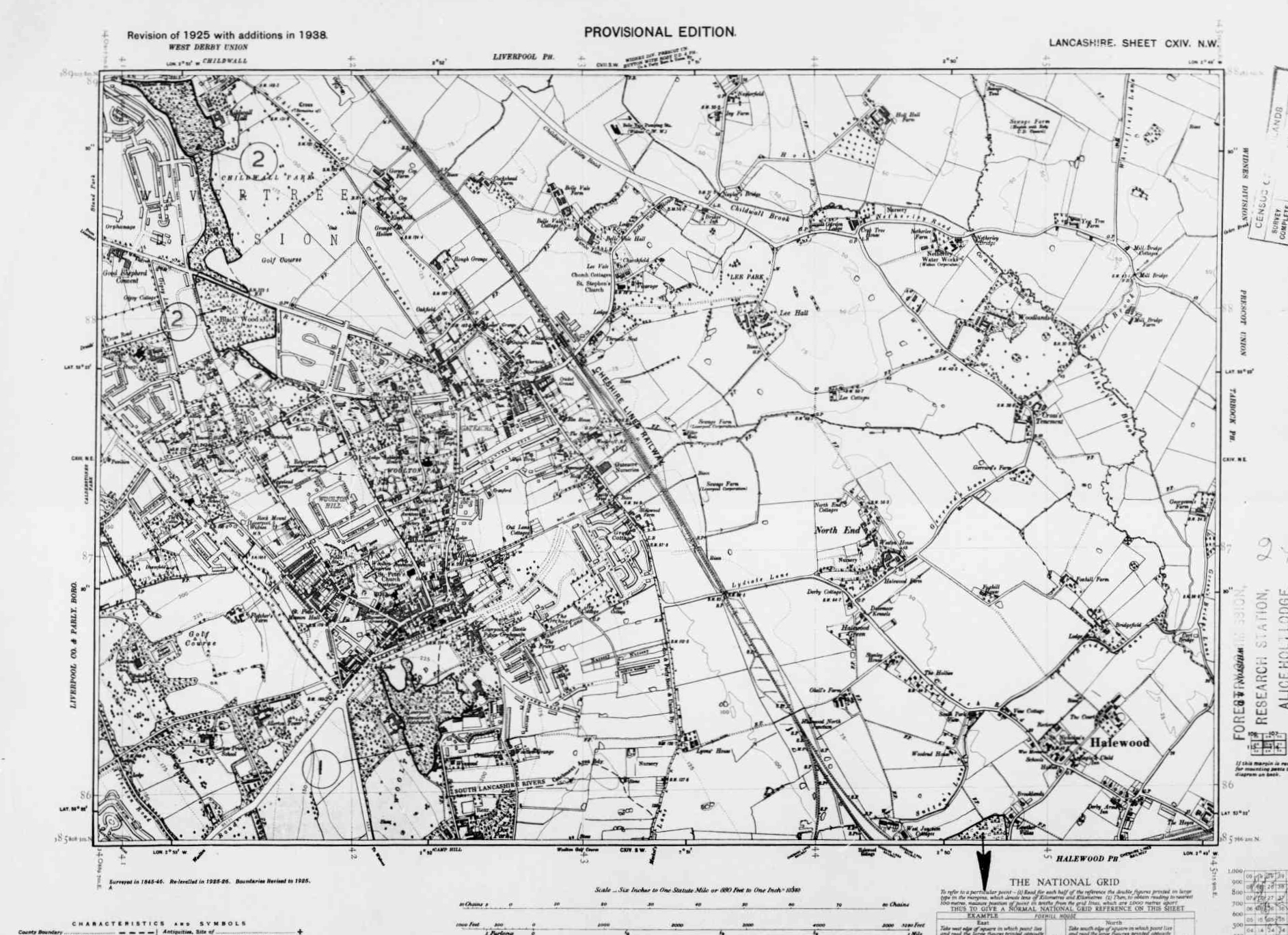 Detailed Old Map of lancashire Ordnance Survey (OS) Map Sheet 114 NW ...