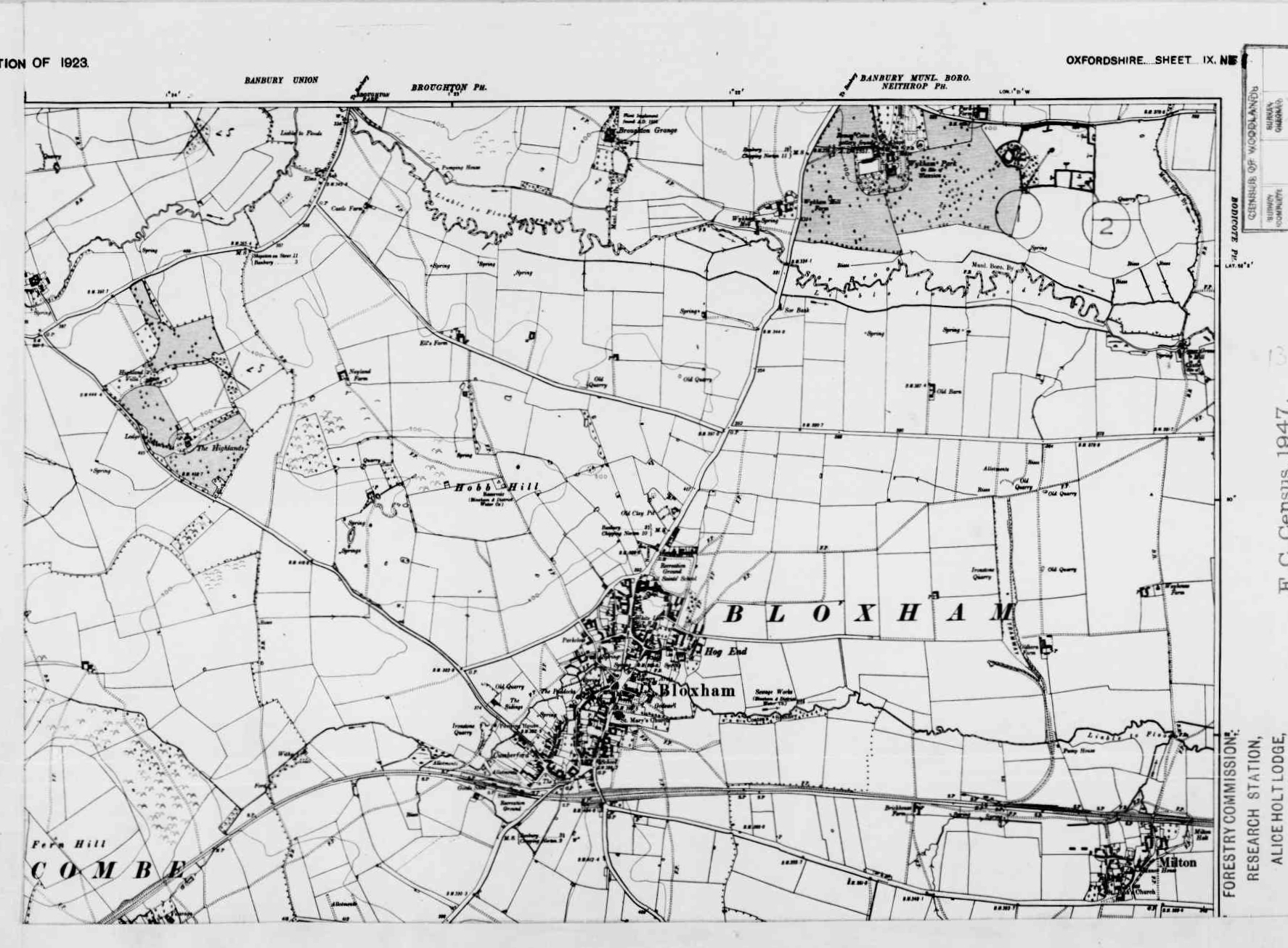 Detailed Old Map of nottinghamshire Ordnance Survey (OS) Map Sheet 9 NE ...