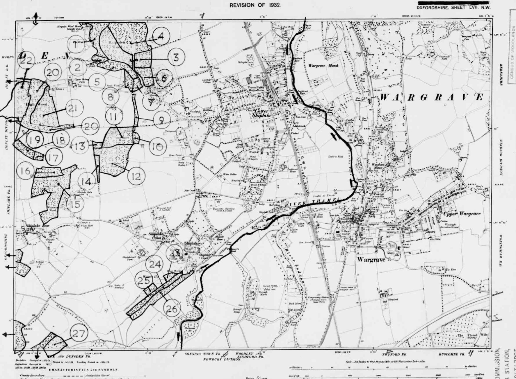 Detailed Old Map of nottinghamshire Ordnance Survey (OS) Map Sheet 57 ...
