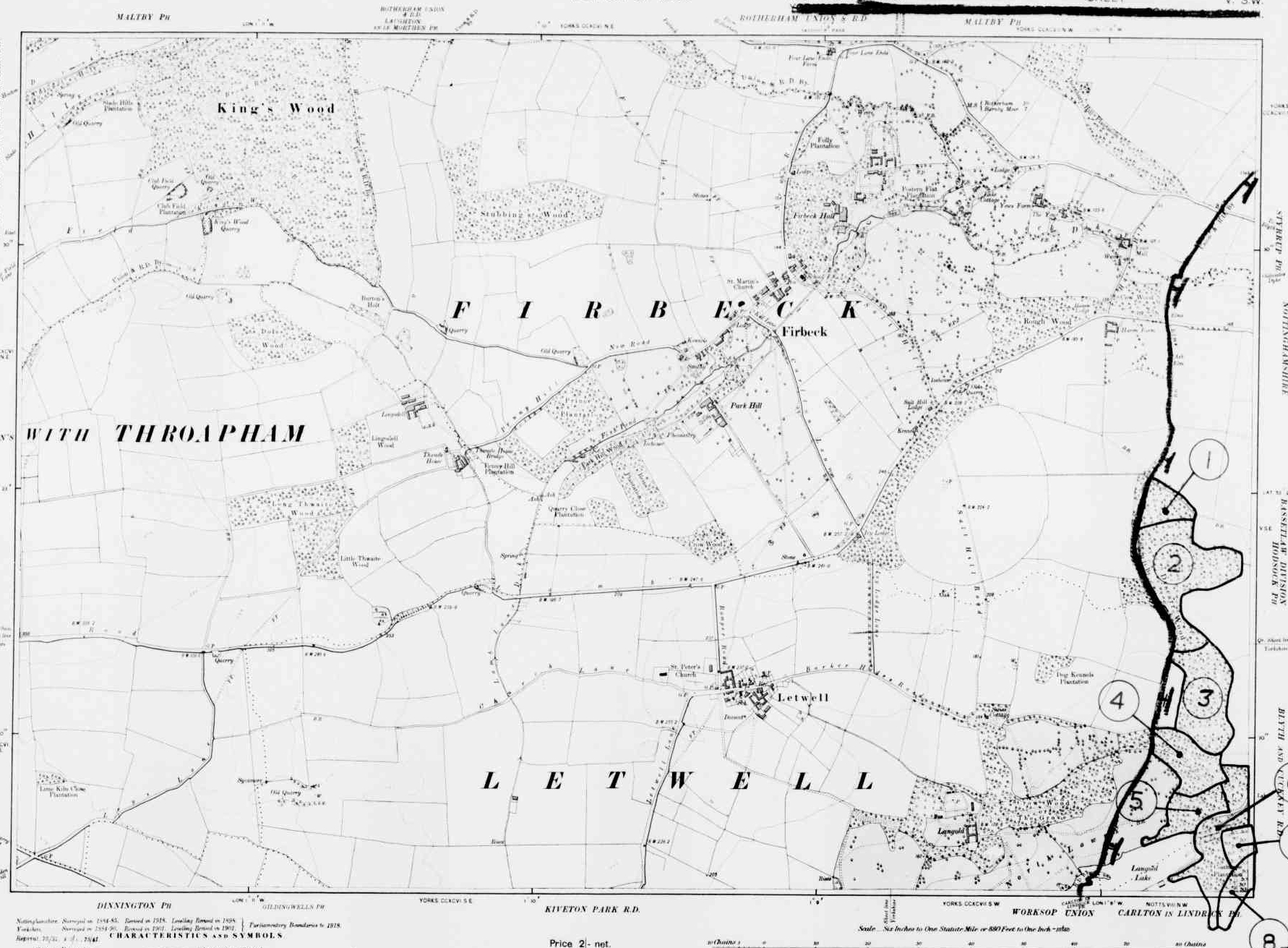 Detailed Old Map of oxfordshire Ordnance Survey (OS) Map Sheet 5 SW ...
