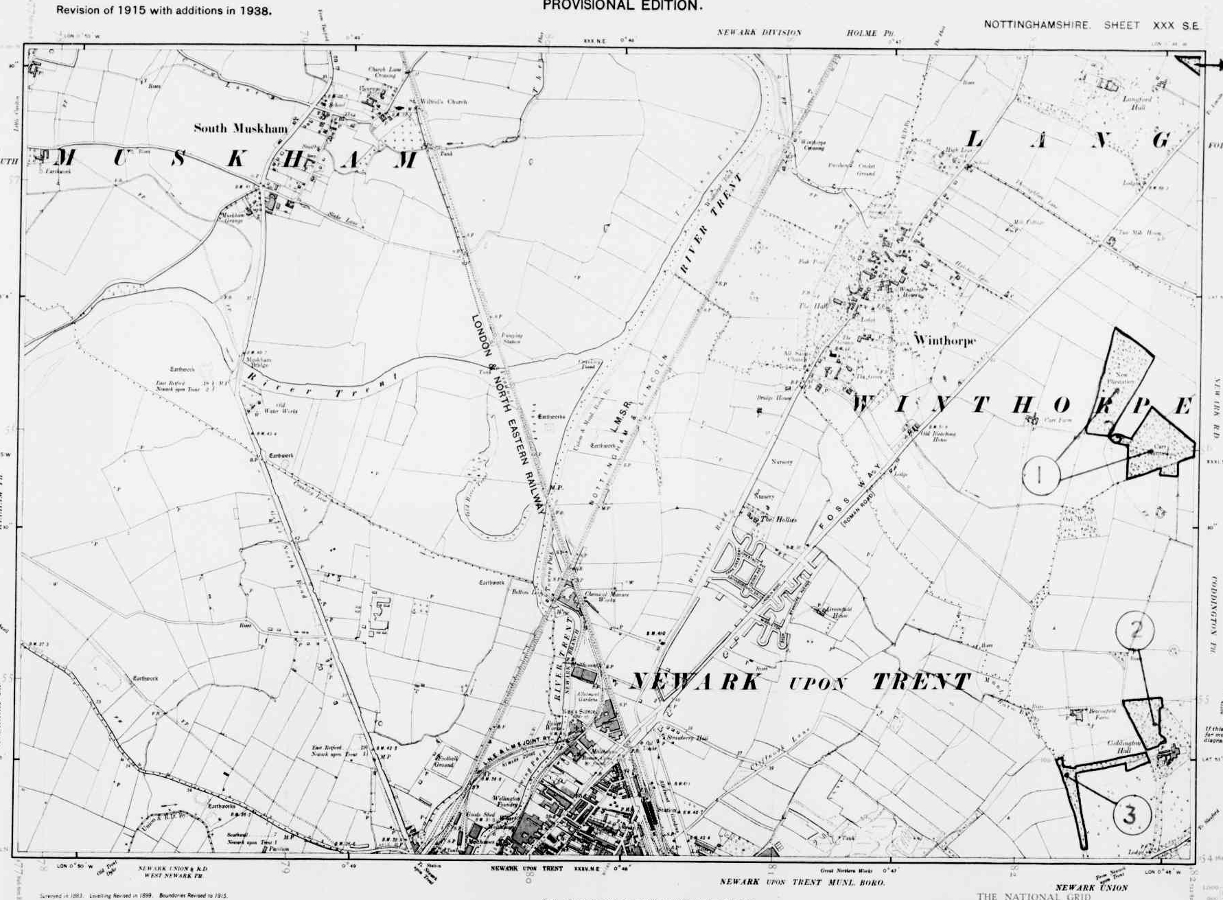 Detailed Old Map of oxfordshire Ordnance Survey (OS) Map Sheet 30 SE ...