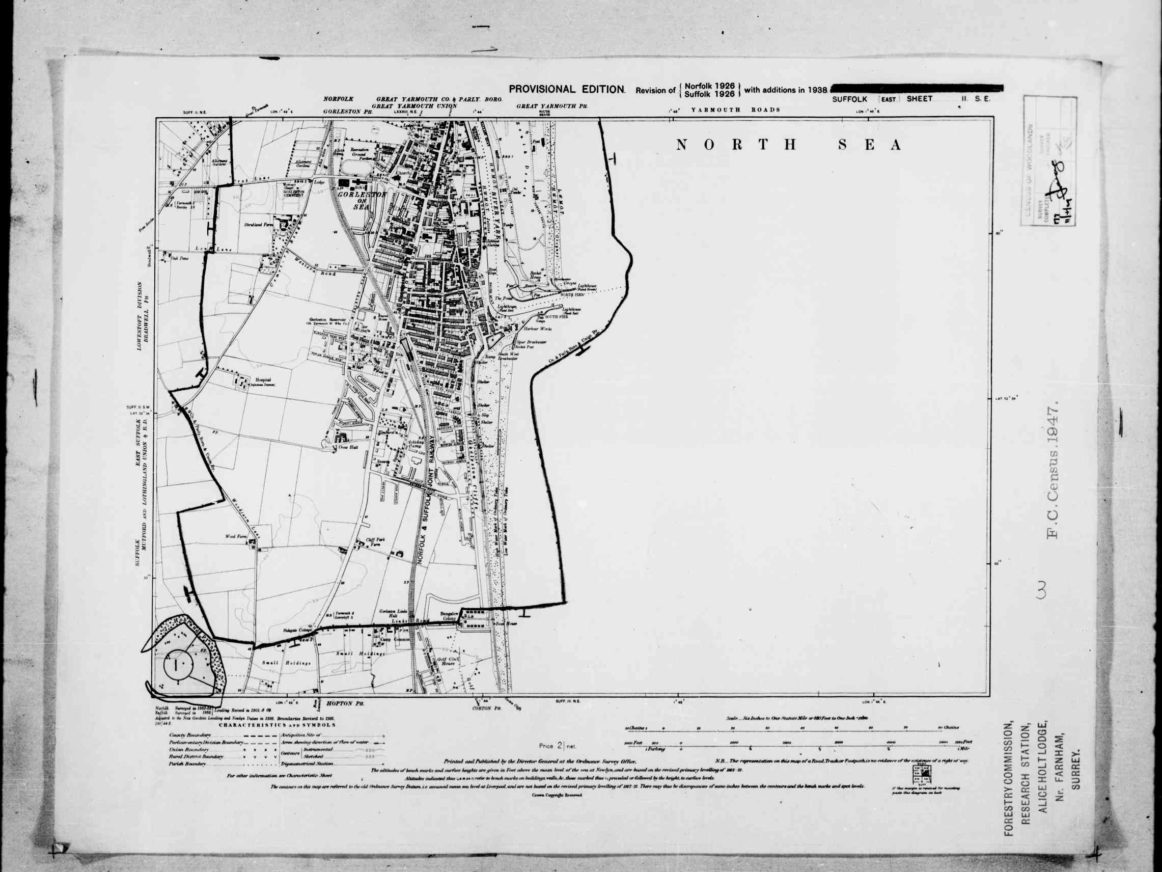 Detailed Old Map of suffolk Ordnance Survey (OS) Map Sheet 2 SE (Sheet ...
